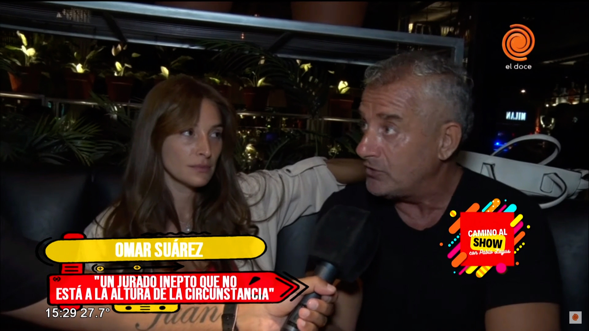 La pareja del momento se sube a "Camino al show" | Pablo Layús