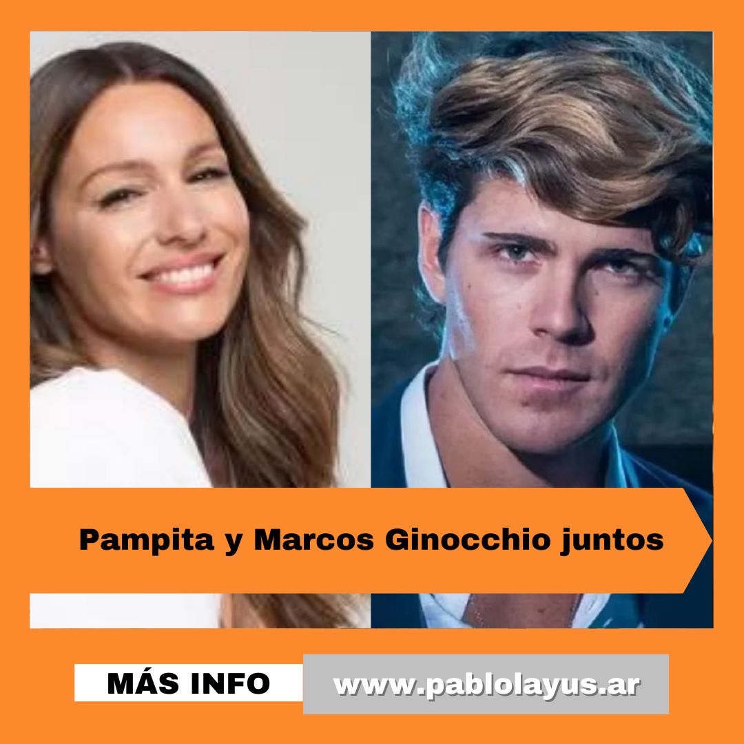 Pampita y Marcos Ginocchio juntos | Pablo Layús