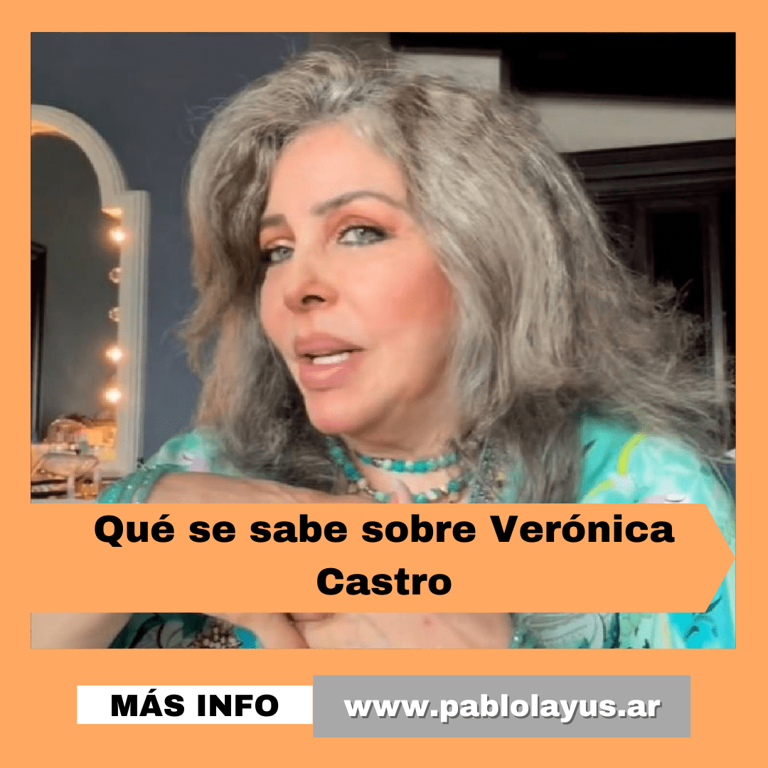 Qué se sabe sobre Verónica Castro | Pablo Layús