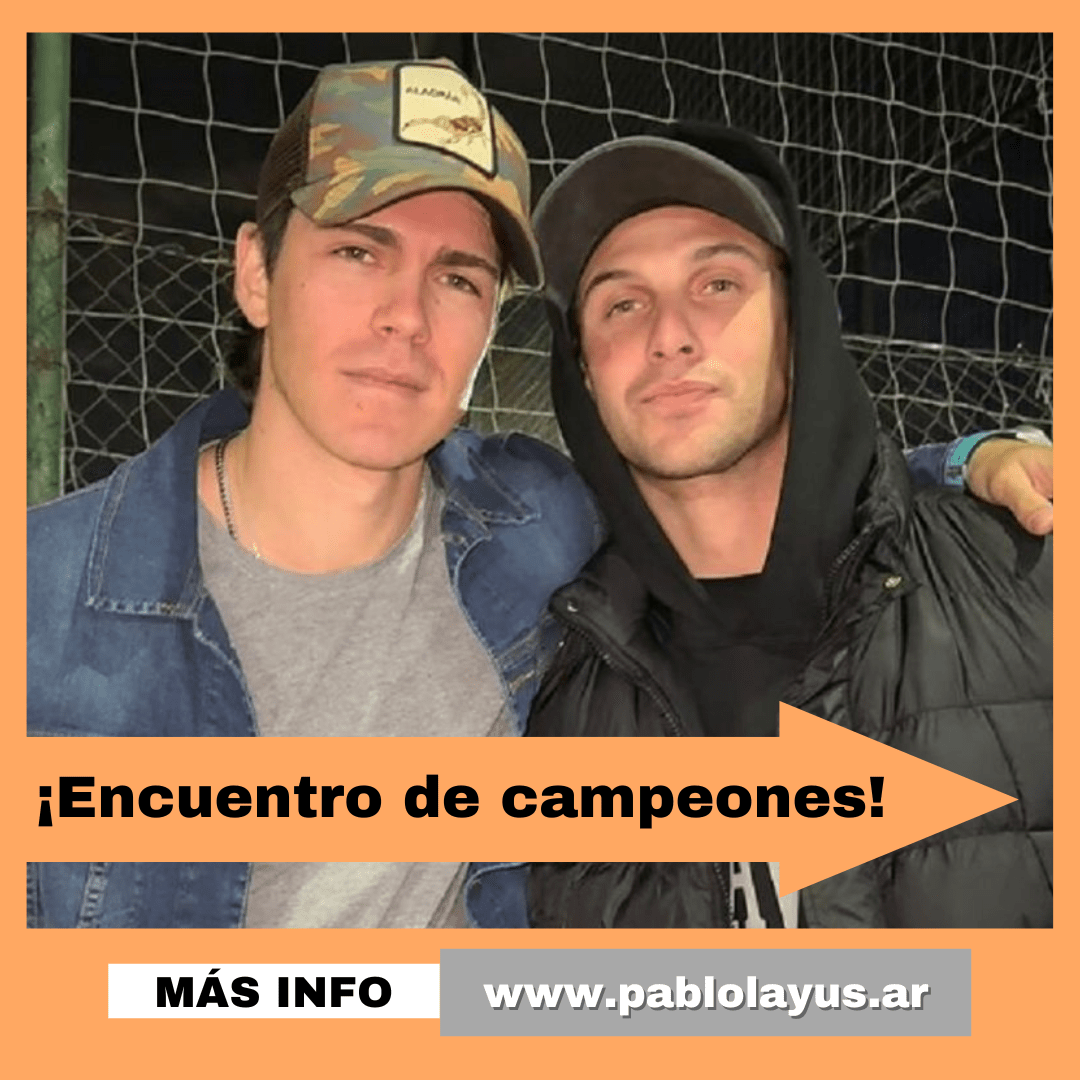 La foto de Marcos Ginocchio y Bautista Mascia juntos | Pablo Layús
