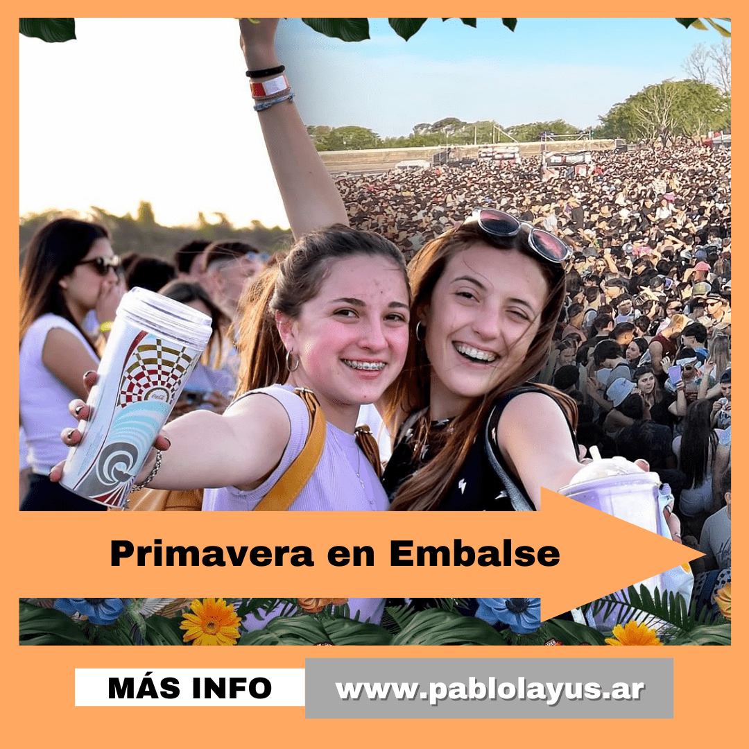 Primavera en Embalse: tres días a pura fiesta | Pablo Layús