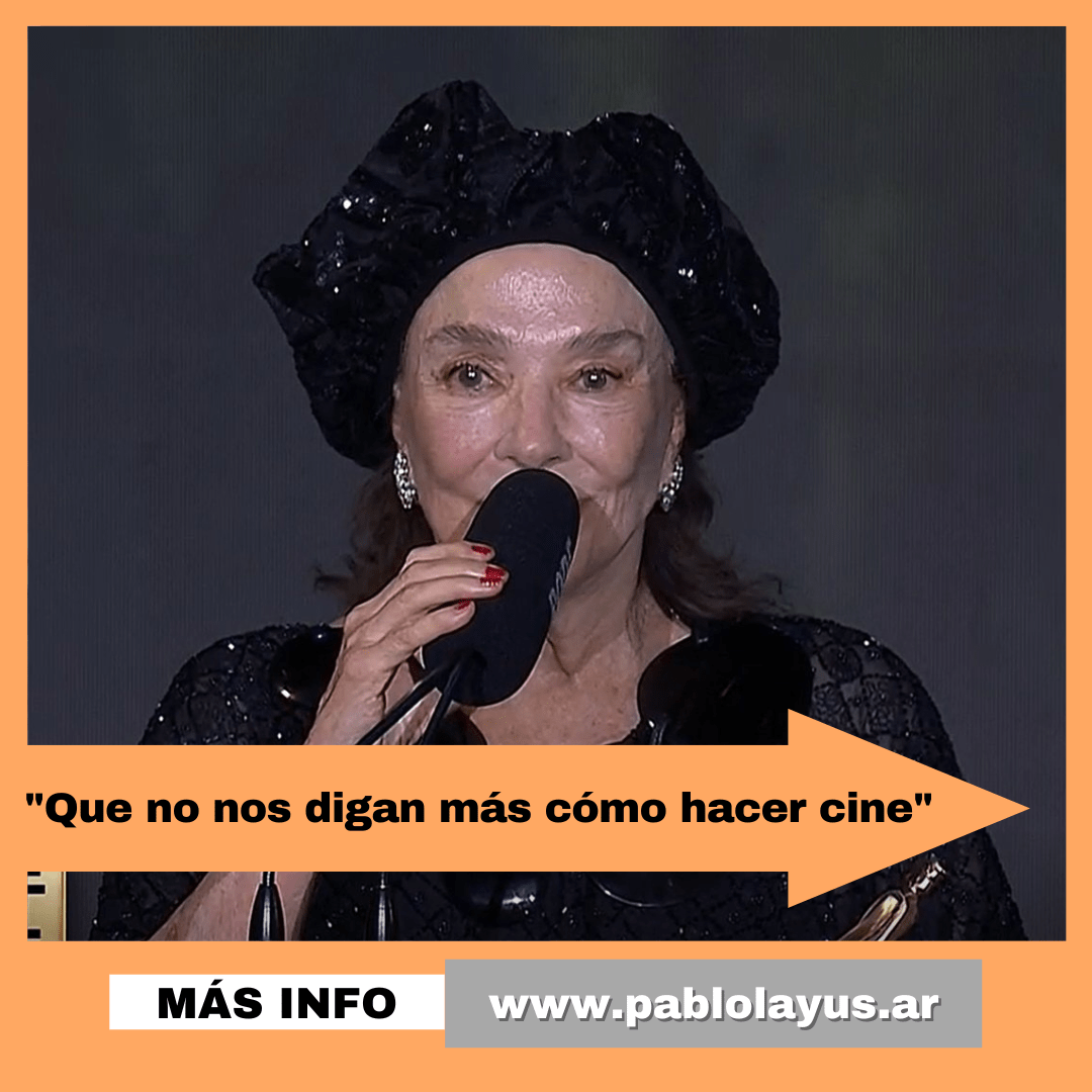 Martín Fierro de Cine: El contundente pedido de Graciela Borges | Pablo ...