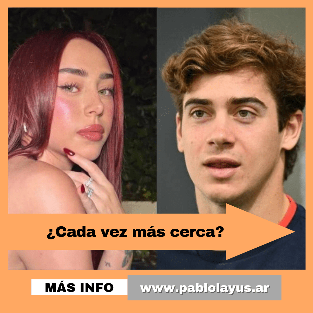 Franco Colapinto y Nicki Nicole juntos | Pablo Layús