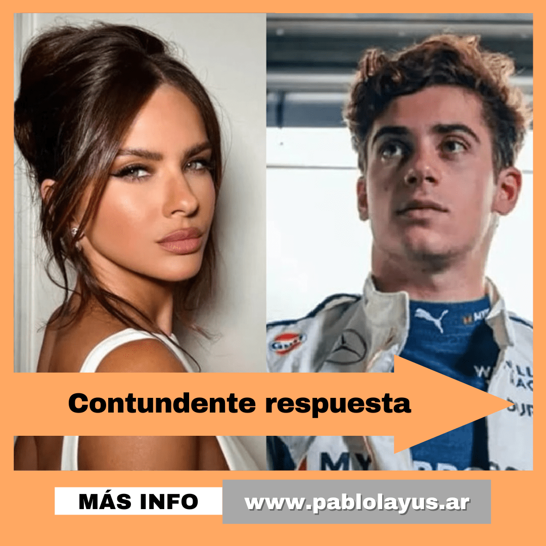 ¿Qué hizo Franco Colapinto cuando le preguntaron por la China Suárez ...