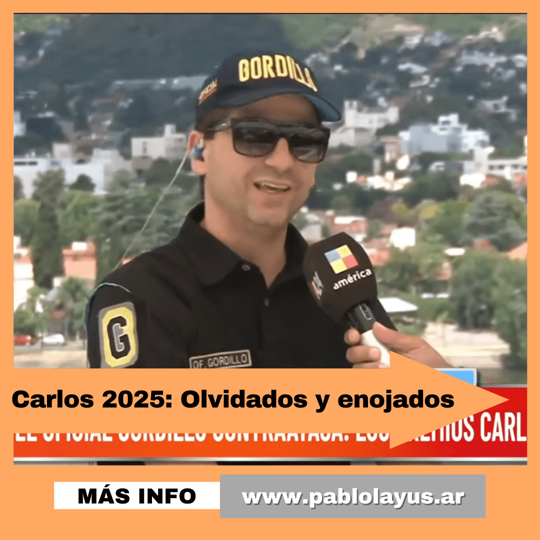 El Oficial Gordillo contraataca: los premios Carlos en la mira | Pablo ...