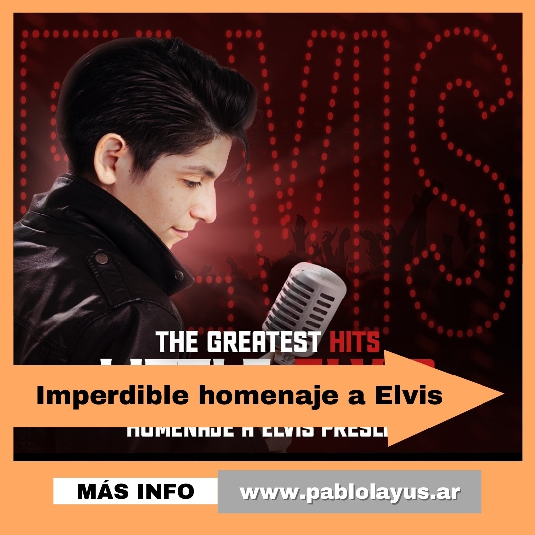 Estefan Lennon revive la esencia de Elvis Presley en el Teatro Regina ...