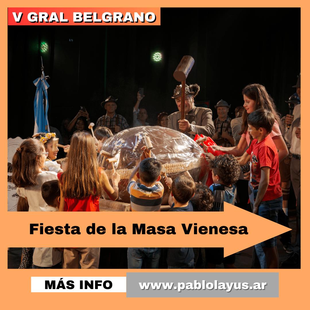 Llega la 55ª Fiesta Nacional de la Masa Vienesa | Pablo Layús