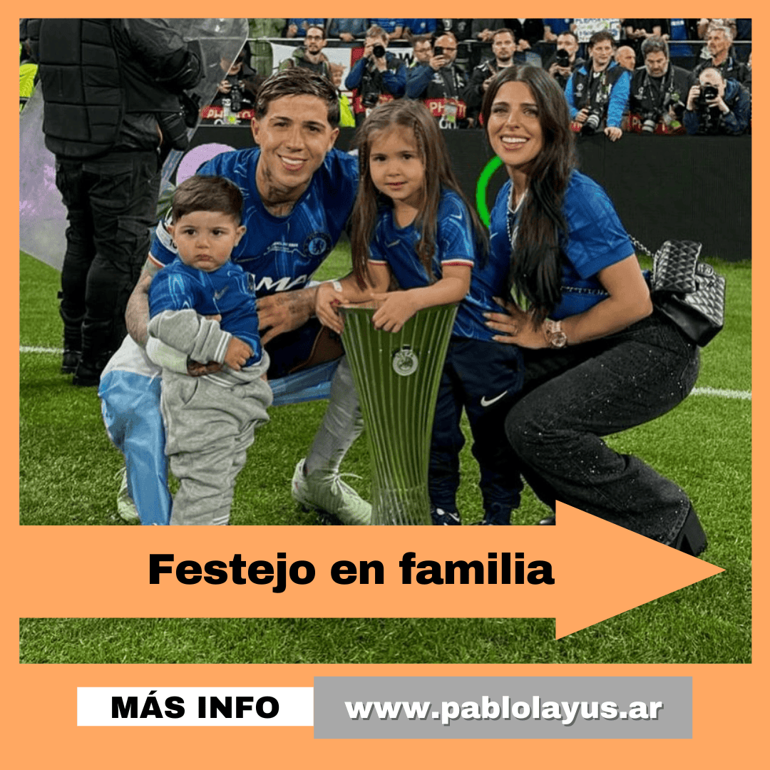 Enzo Fernández campeón con Chelsea: los festejos con Valentina ...