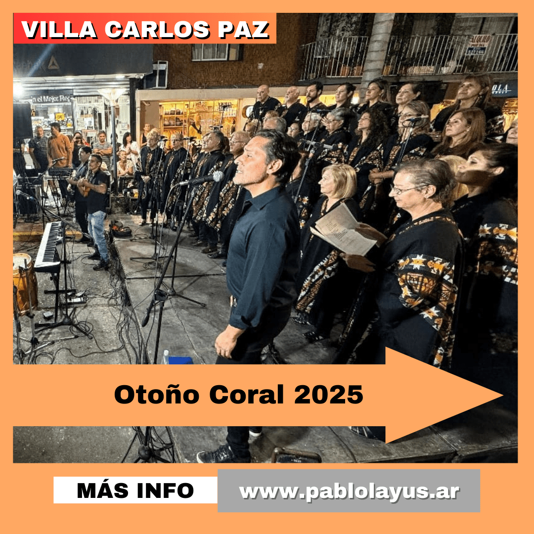 Realizarán la primera edición del “Otoño Coral 2025” | Pablo Layús