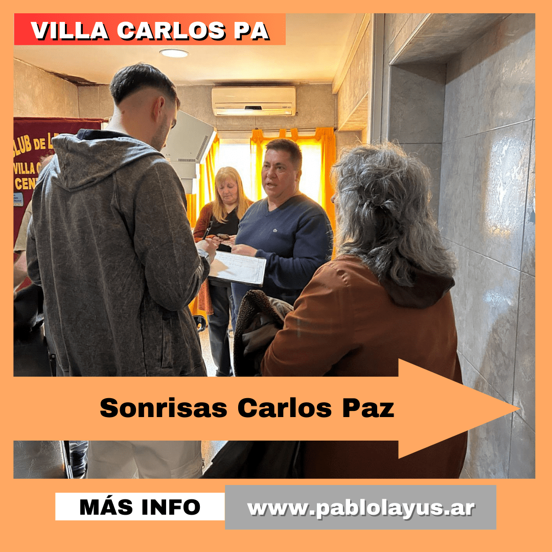 Campaña Sonrisas Carlos Paz | Pablo Layús