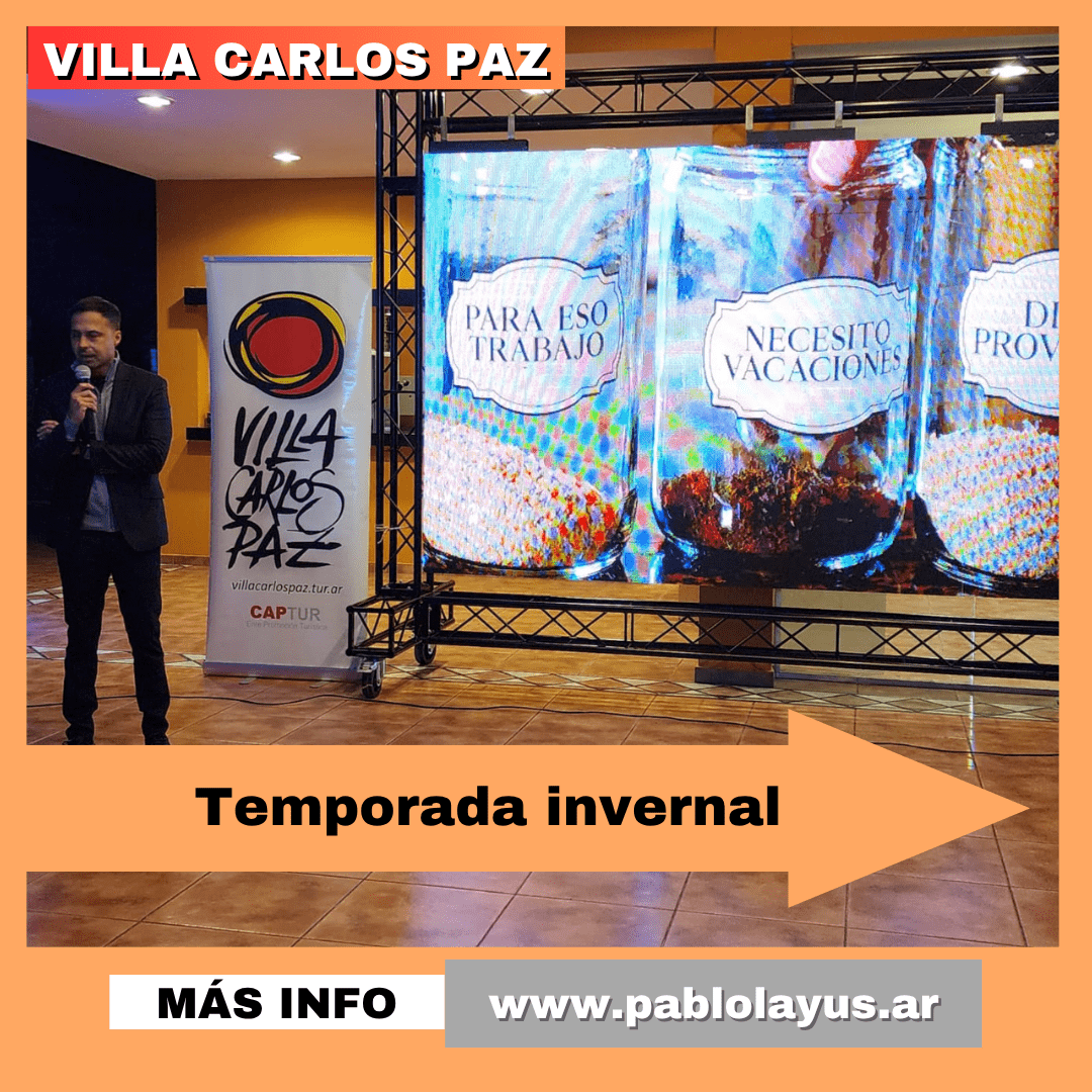 Villa Carlos Paz presentó oficialmente su Temporada de Invierno | Pablo ...