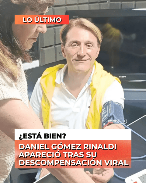 Daniel Gómez Rinaldi apareció tras su descompensación viral | Pablo Layús