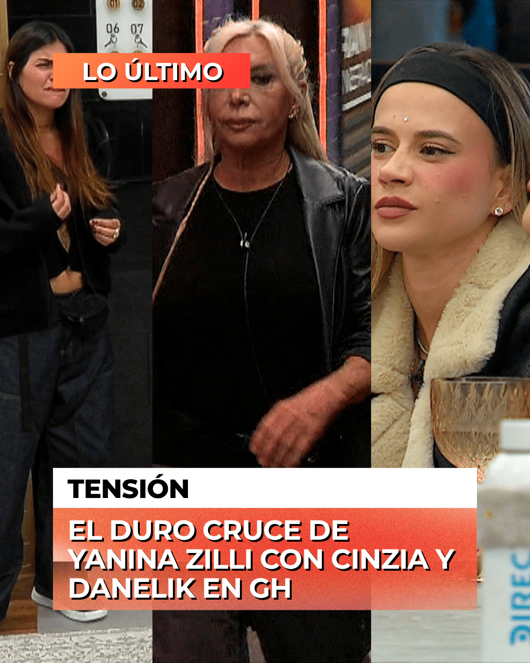El duro cruce de Yanina Zilli con Cinzia y Danelik en Gran Hermano ...