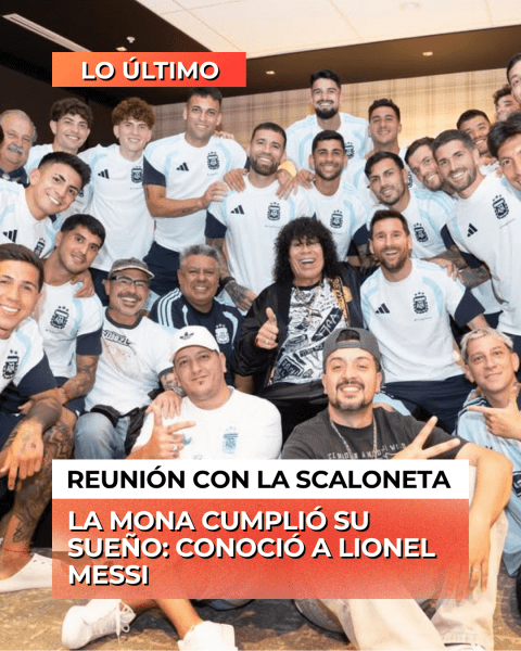 La Mona Jiménez revolucionó a la Selección Argentina en el Mundial 2026 ...