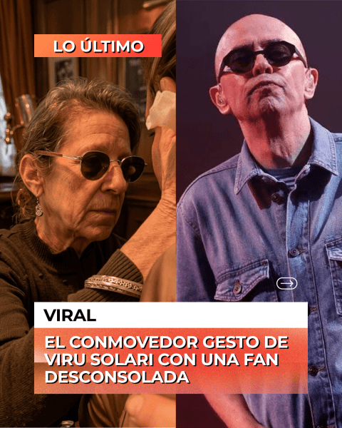El conmovedor gesto de Viru, la esposa del Indio Solari, con una fan ...
